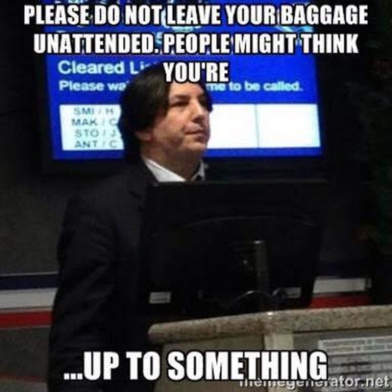 American Airlines Gate Agent Who Looks Like Severus Snape | PS Tech
