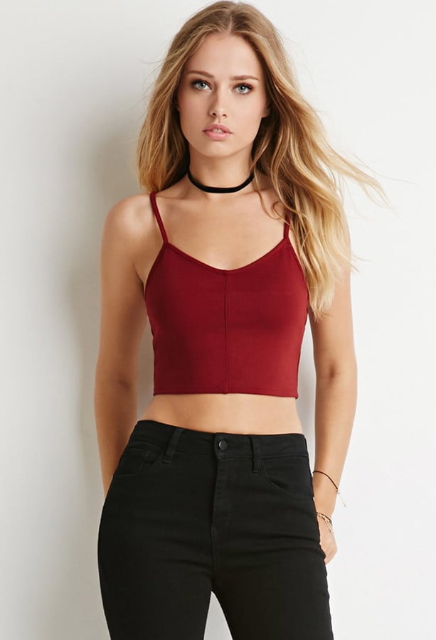 Forever 21 Center Seamed Cropped Cami 6 Stylish 90s T Ideas