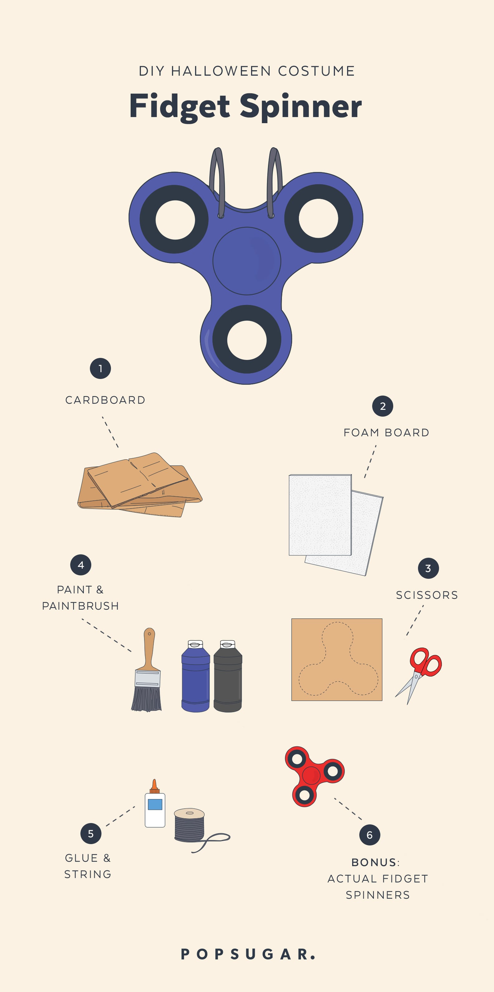 DIY Fidget Spinner Halloween Costume | PS Smart Living