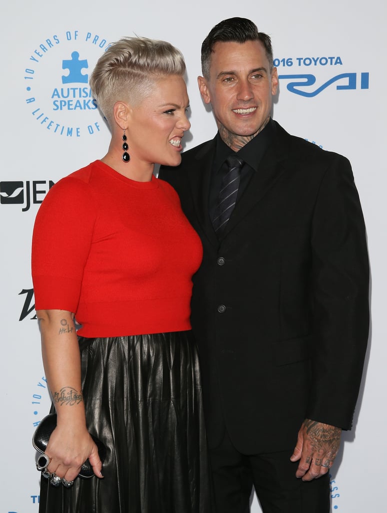 Pink and Carey Hart Red Carpet October 2015 | POPSUGAR Celebrity