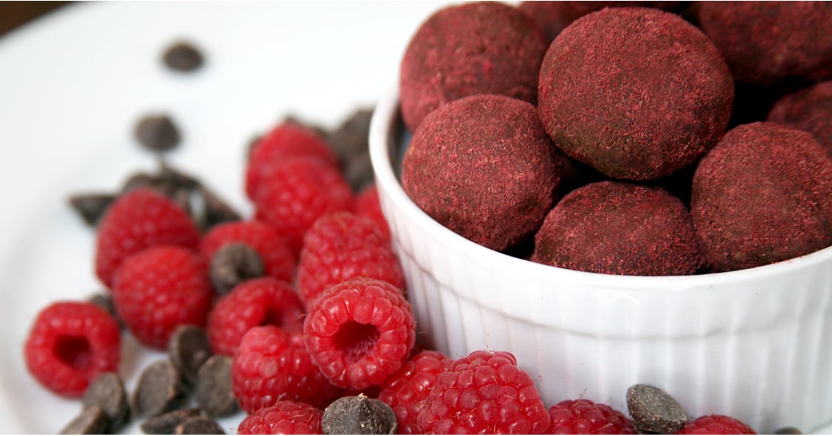 Chocolate Raspberry Protein Balls | POPSUGAR Fitness