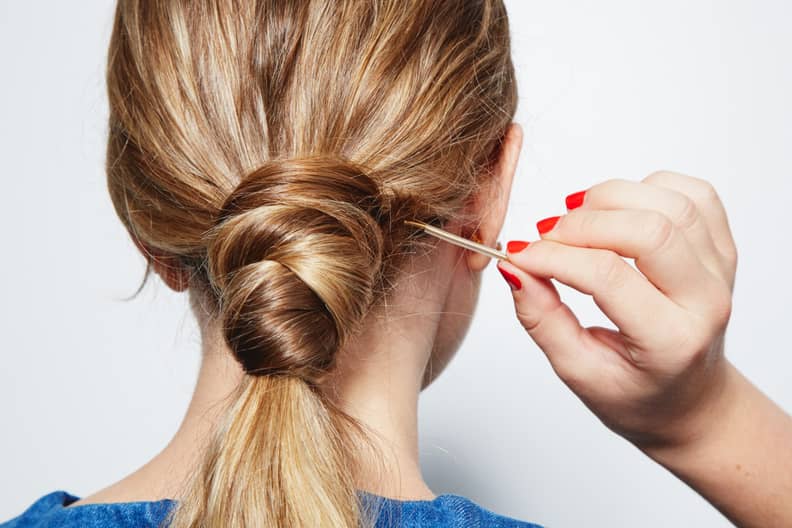 Pencil Bun Hair