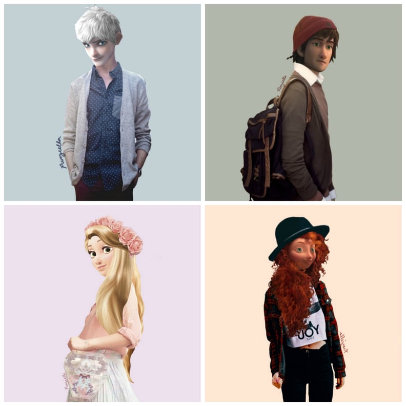 What Disney Characters Look Like in Regular Clothes | PS Fashion