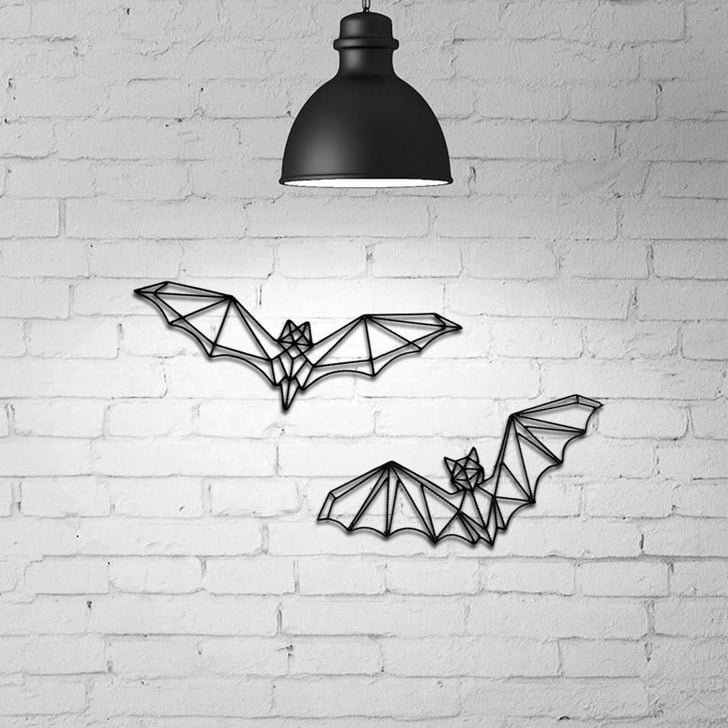 Geometric Bat Wall Art | Black Bat Wall Decor | POPSUGAR Home UK Photo 10