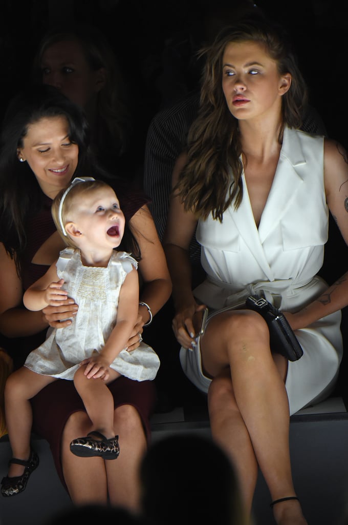 Hilaria Baldwin With Carmen And Ireland Nyfw September 2015 Popsugar