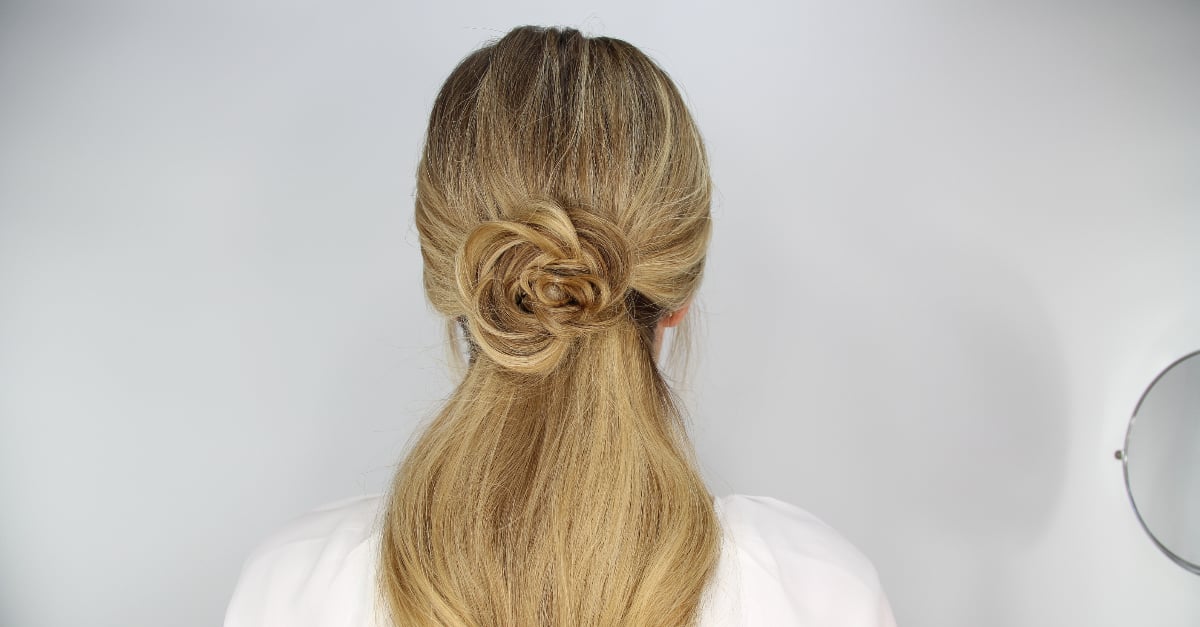 Rose Ponytail Tutorial | PS Beauty