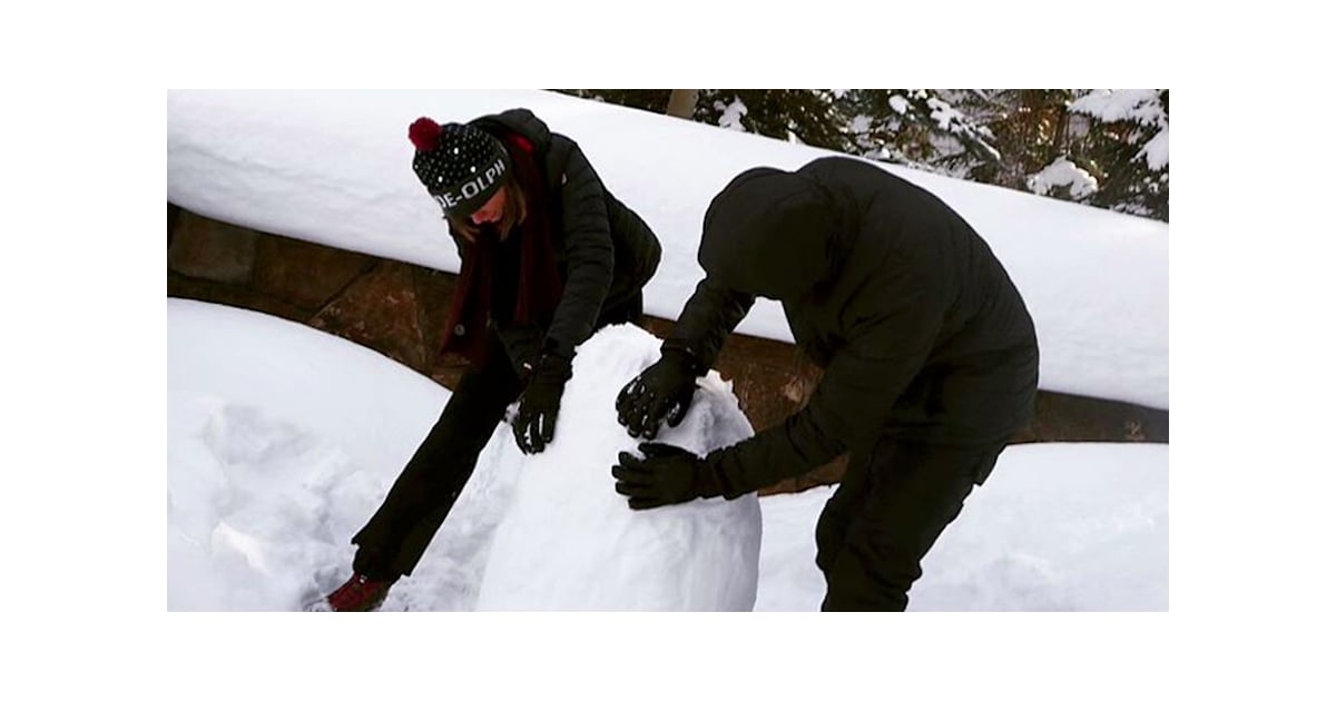 Taylor Swift and Calvin Harris Building a Snowman Together | POPSUGAR ...