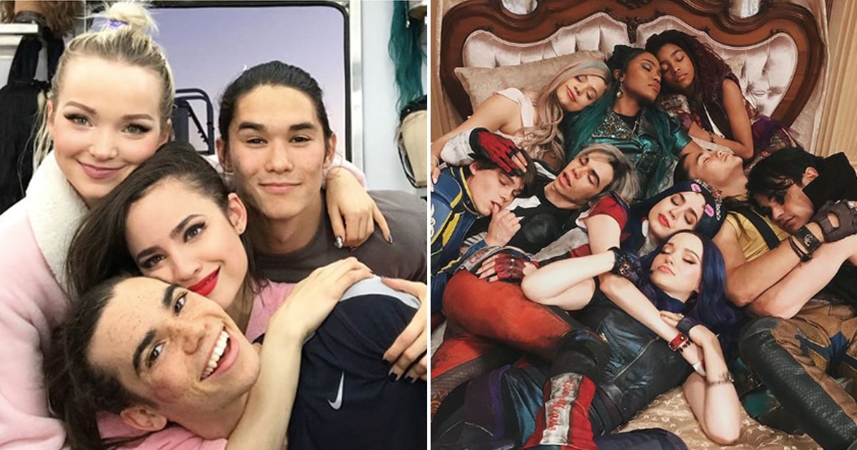 Descendants Cast Hanging Out Pictures Popsugar Celebrity