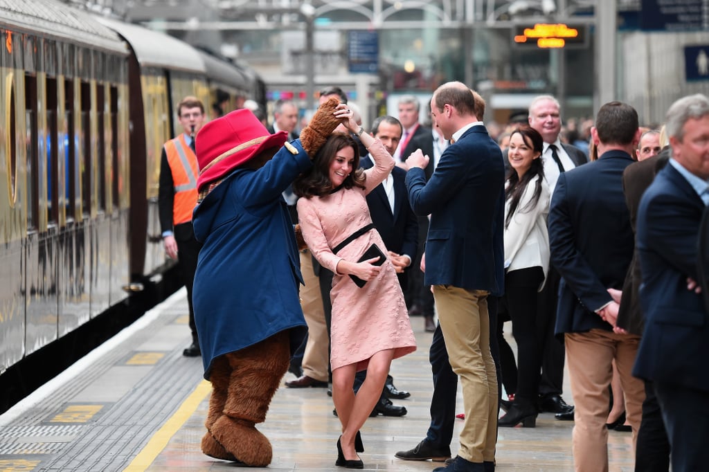 Kate Middleton Dancing With Paddington Bear | POPSUGAR Celebrity