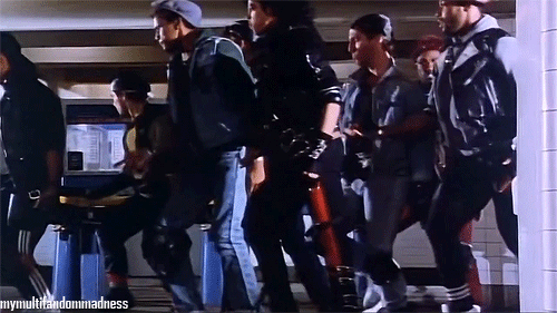 michael jackson security dance