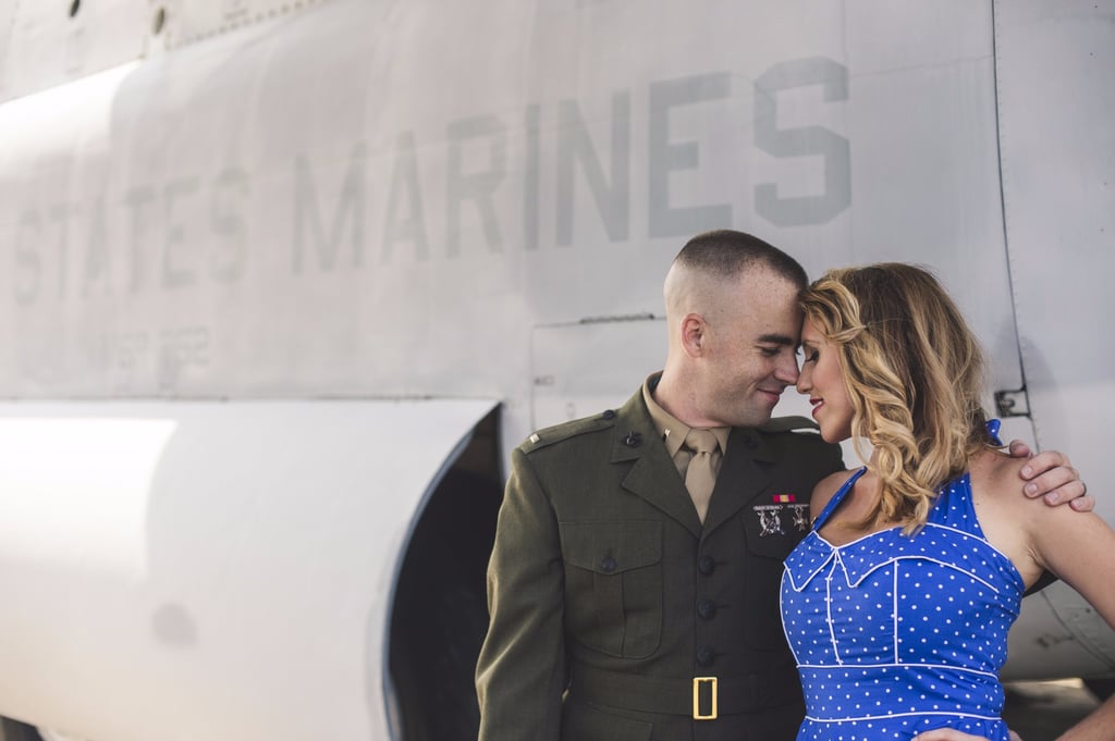 Anniversary Aviation Shoot | POPSUGAR Love & Sex