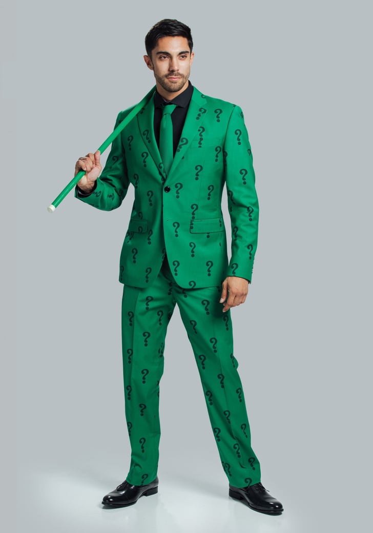 riddler question mark suit