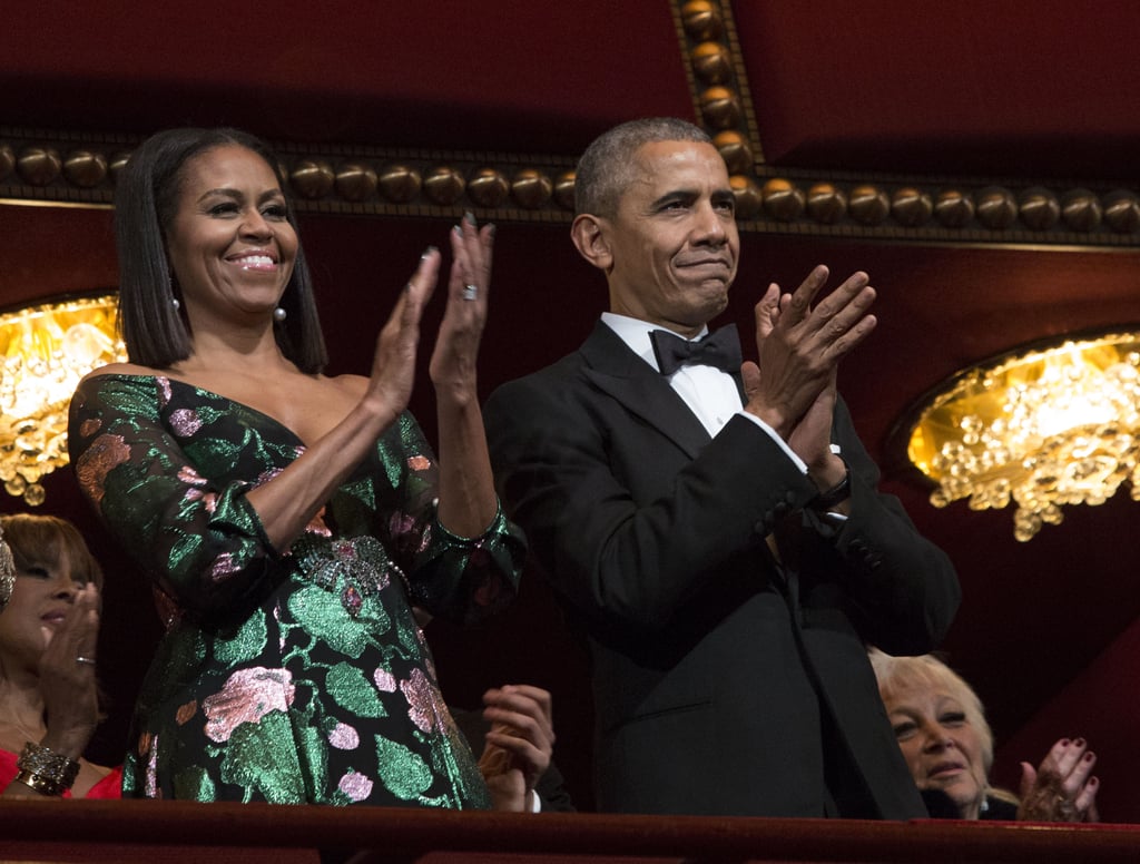 Barack and Michelle Obama at Kennedy Center Honors Dec. 2016 | POPSUGAR ...
