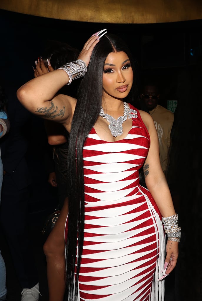 Cardi B's Green Hair Colour and Lob Hairstyle: See Photos | POPSUGAR ...