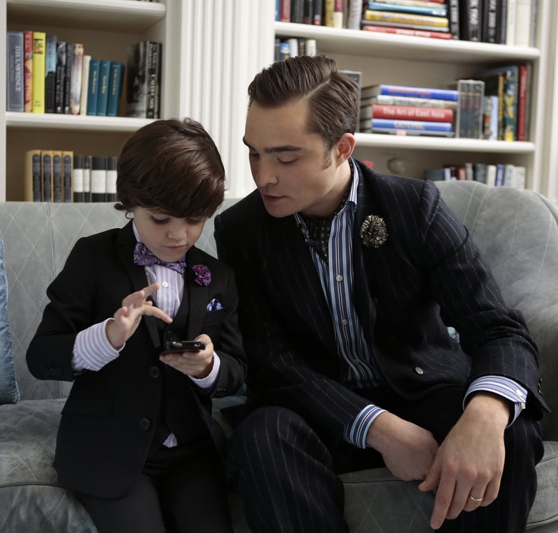 Chuck and Blair's son, Henry, attends the festivities. | Serena and Dan ...