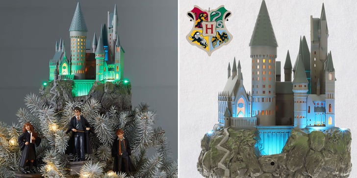 Harry Potter Hogwarts Castle Musical Christmas Tree Topper | POPSUGAR Home