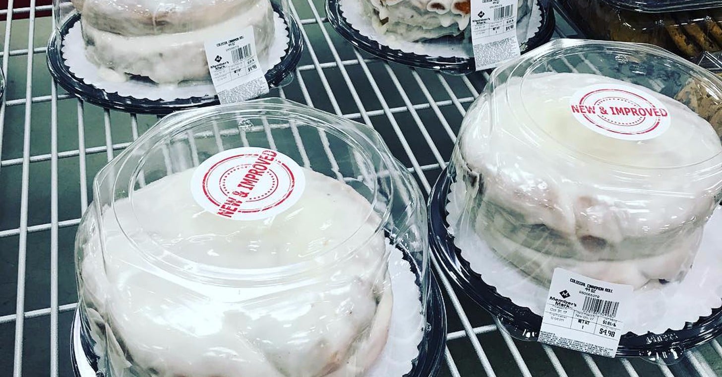 Giant Holiday Cinnamon Rolls at Sam's Club | PS Family