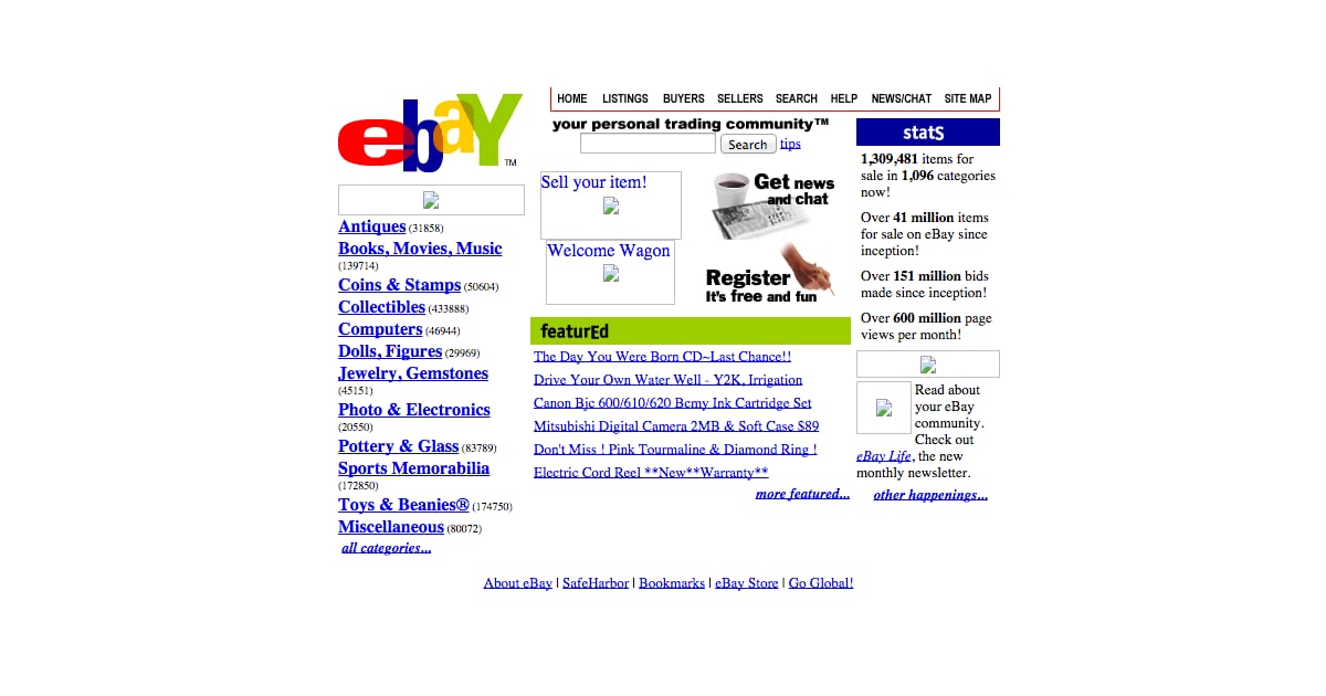 eBay | Tech in 1995 | POPSUGAR Tech Photo 6