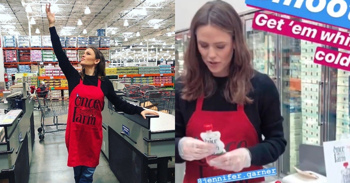 Jennifer Garner Serves Samples at Costco | PS Family
