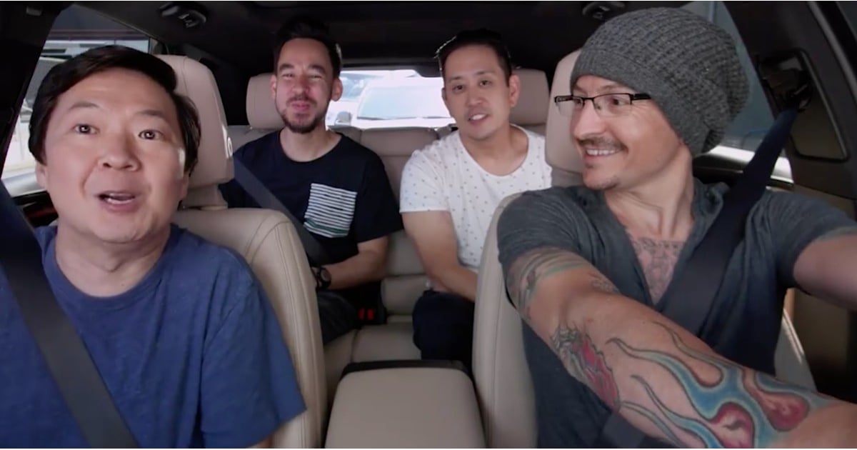 Linkin Park Carpool Karaoke With Chester Bennington | POPSUGAR Celebrity