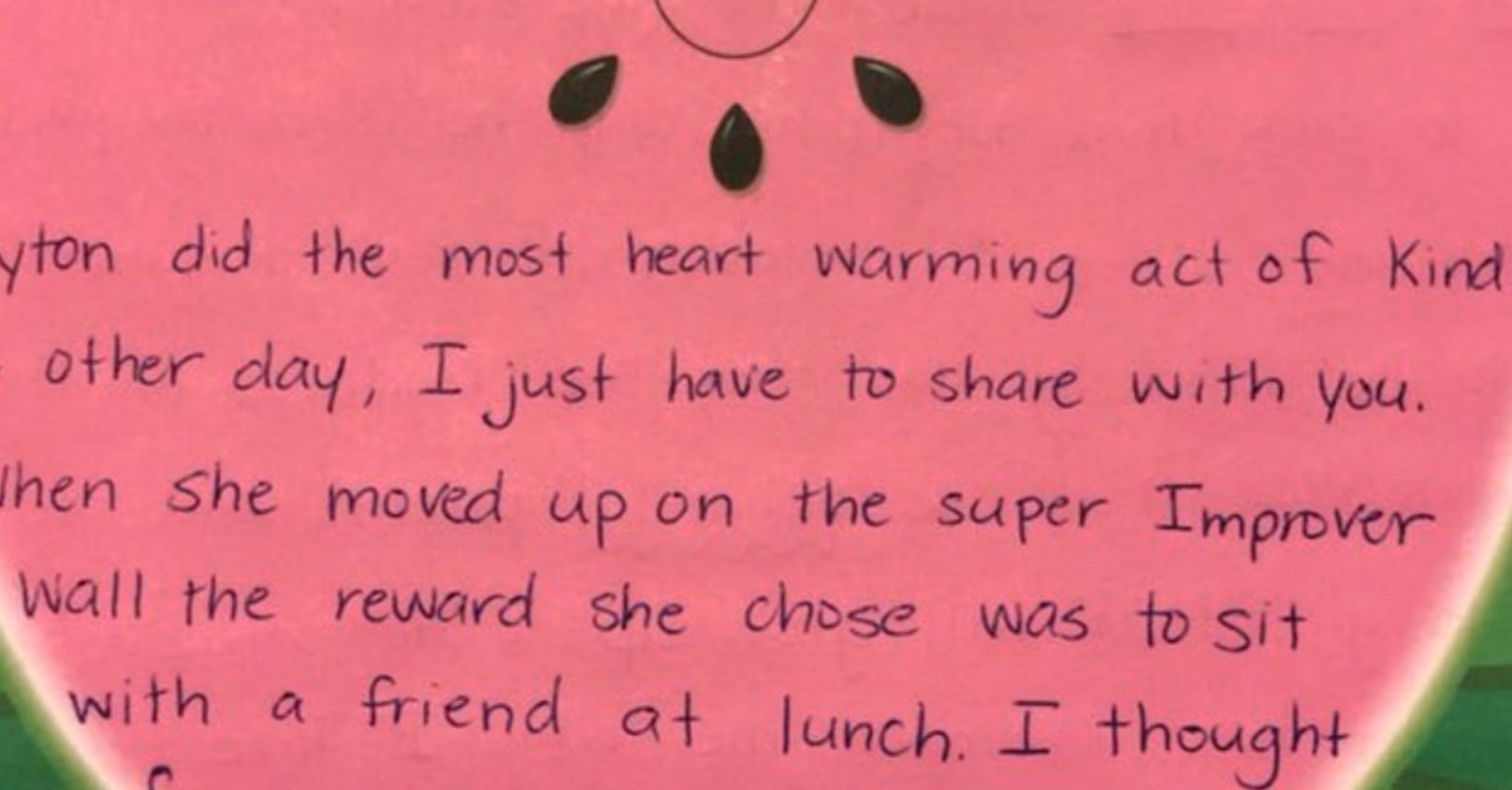 Kindergarten Teacher's Note to Parents About Kind Child | POPSUGAR Family
