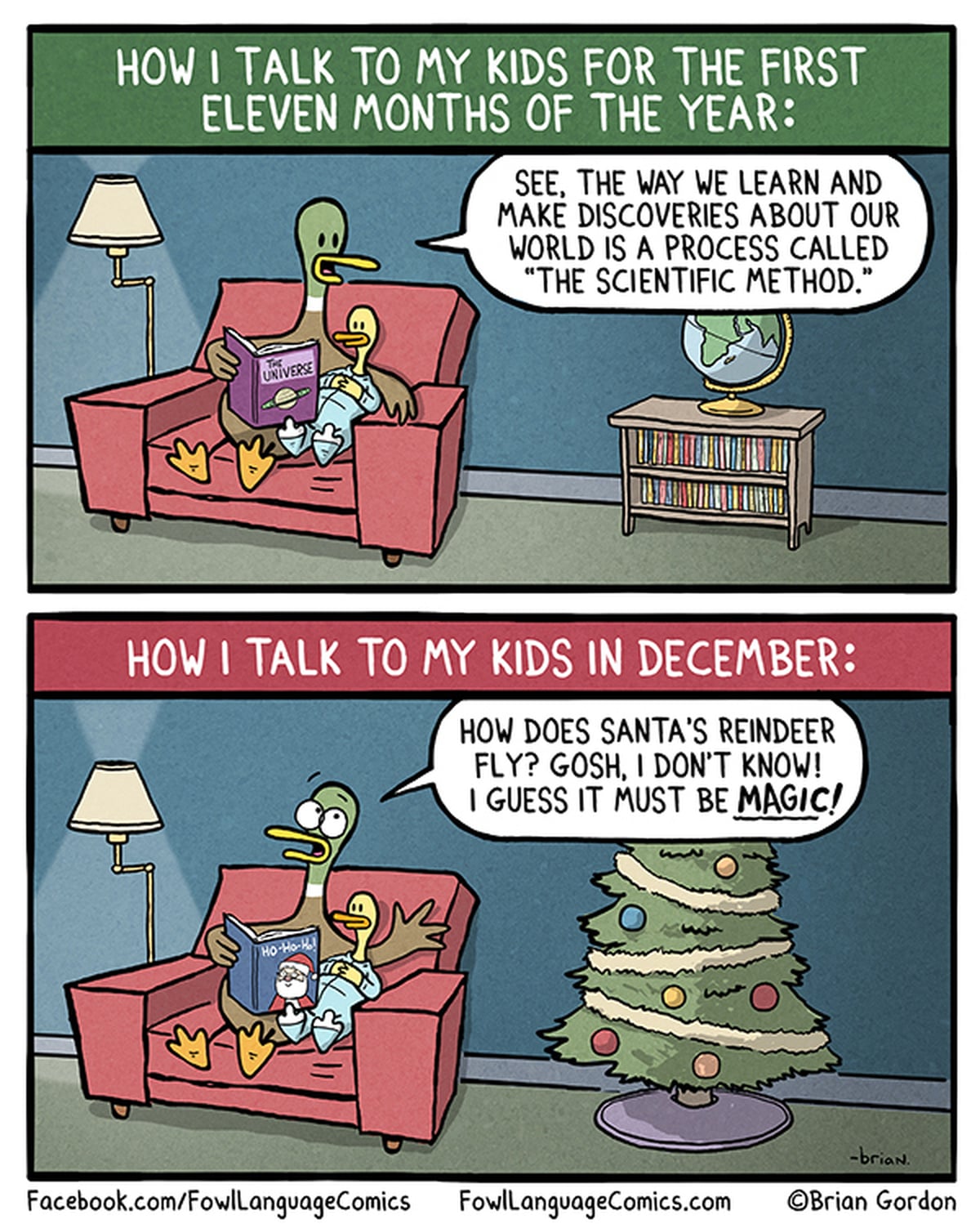Brian Gordon's Fowl Language Holiday Parenting Comics | PS Family