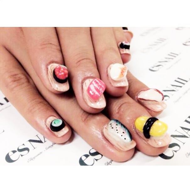Sushi Nail Art | POPSUGAR Beauty
