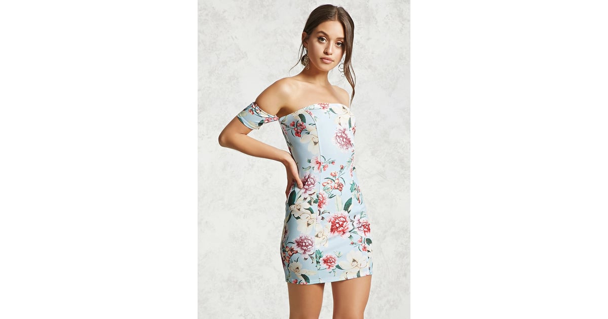 Forever 21 Floral Off The Shoulder Dress Sexy Dresses For Women