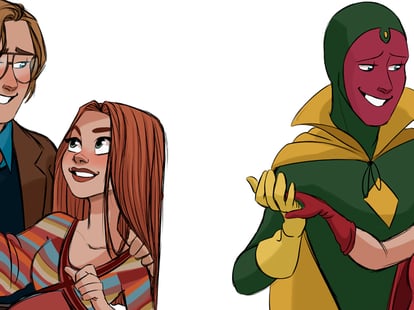 Artist Draws WandaVision Characters in Each Decade | Photos | POPSUGAR ...