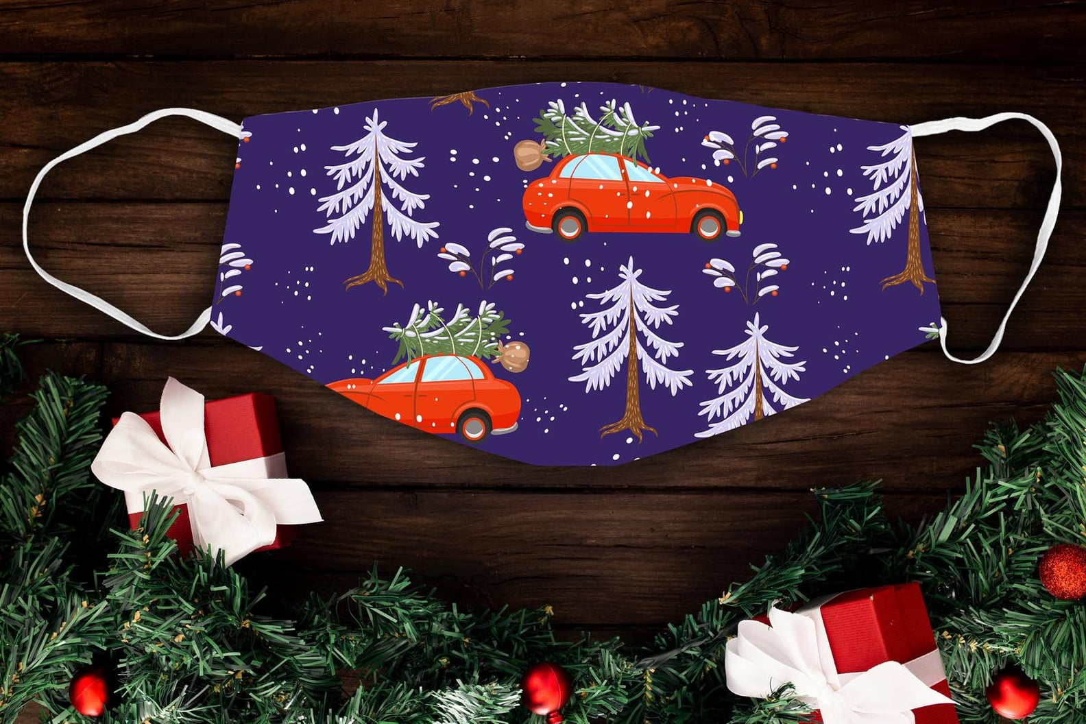 Christmas-Themed Fabric Face Masks | PS Smart Living