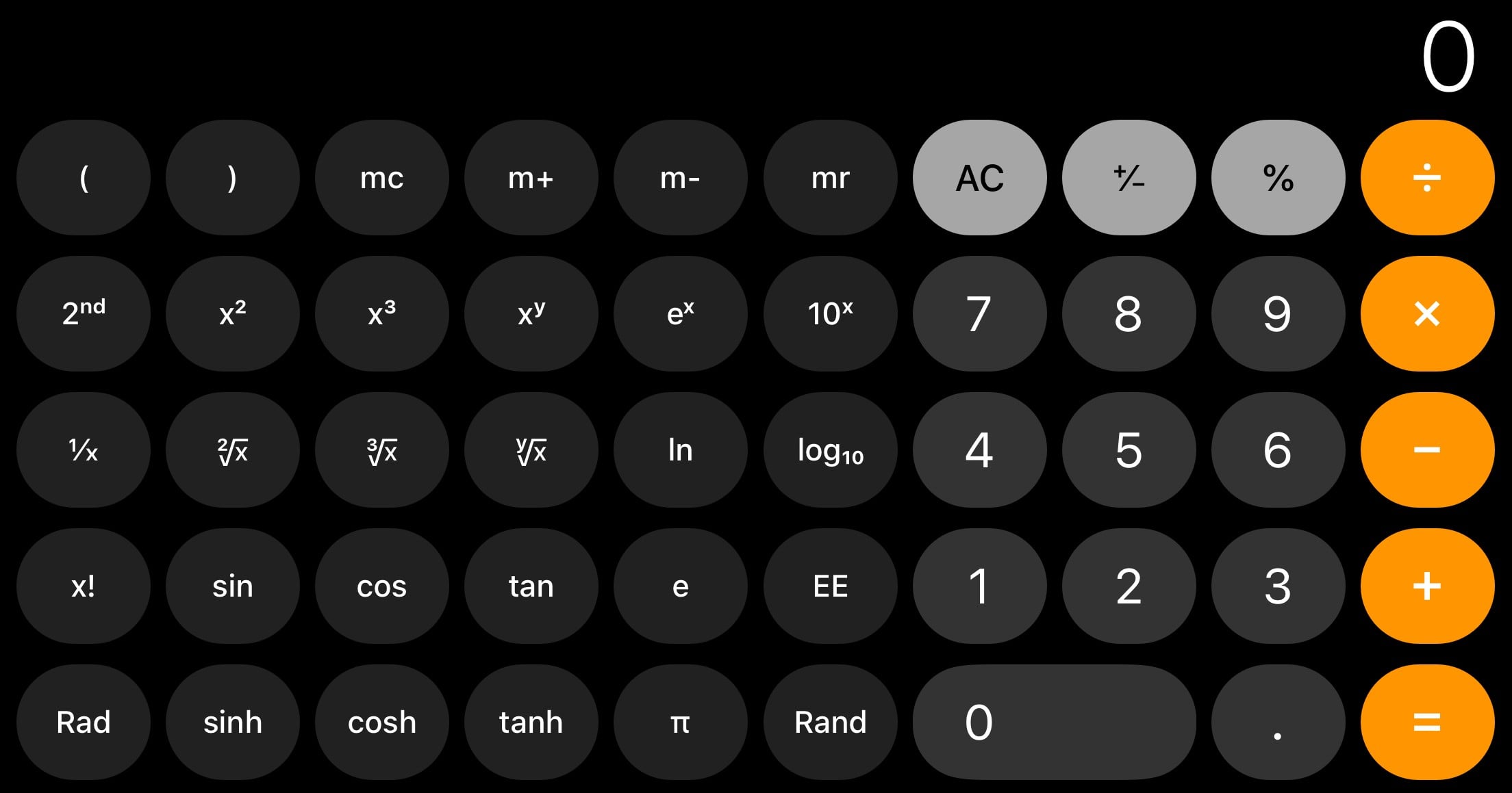 How to Put the iPhone Calculator Into Landscape Mode | PS Tech