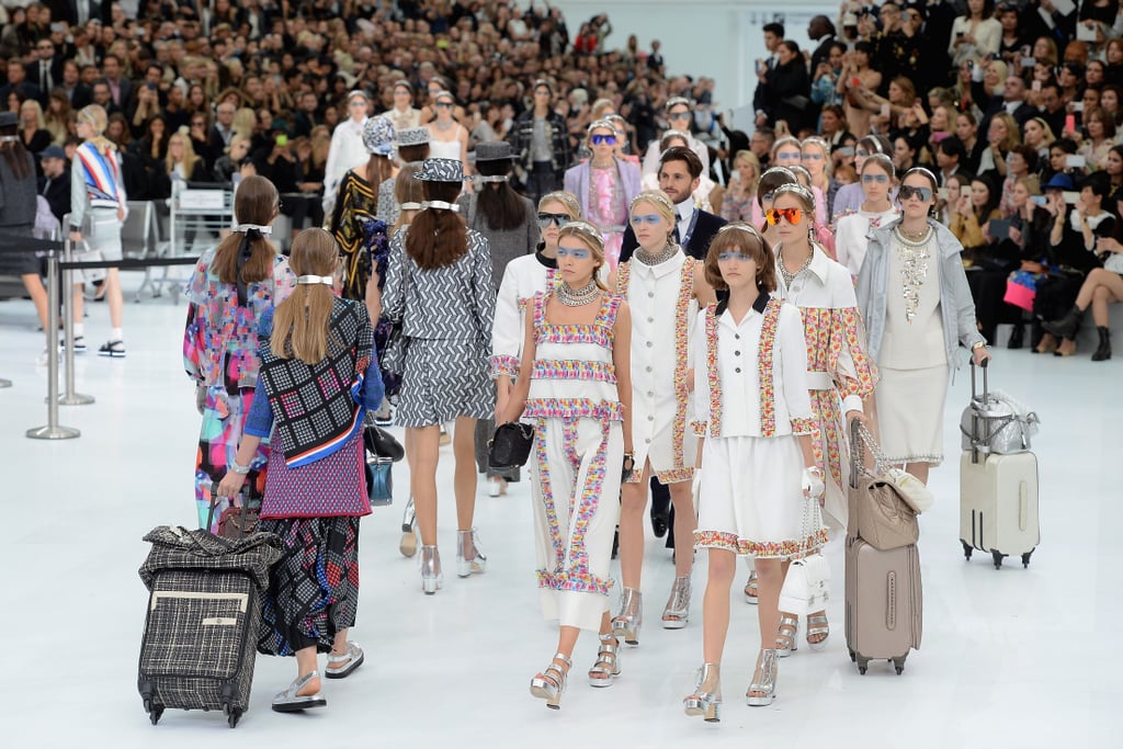 Chanel Airlines Show Spring 2016 | POPSUGAR Fashion