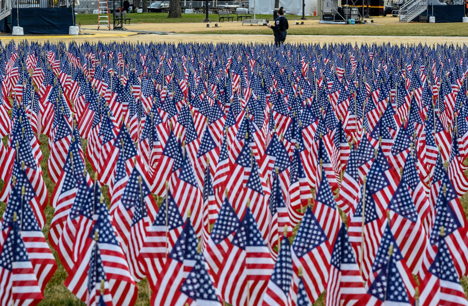 The Meaning of the Field of Flags at the Biden Inauguration | PS News