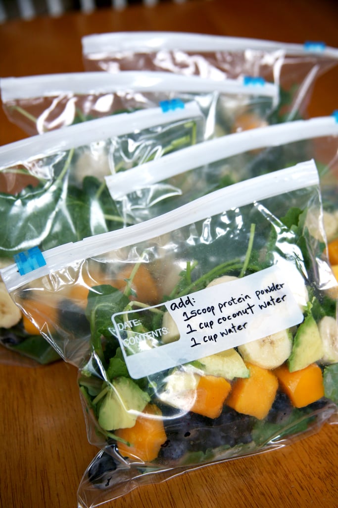 How to Prep Week of Smoothie Freezer Packs | POPSUGAR Fitness