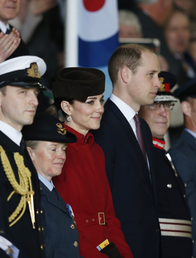 Kate Middleton and Prince William at RAF Event February 2016 | POPSUGAR ...