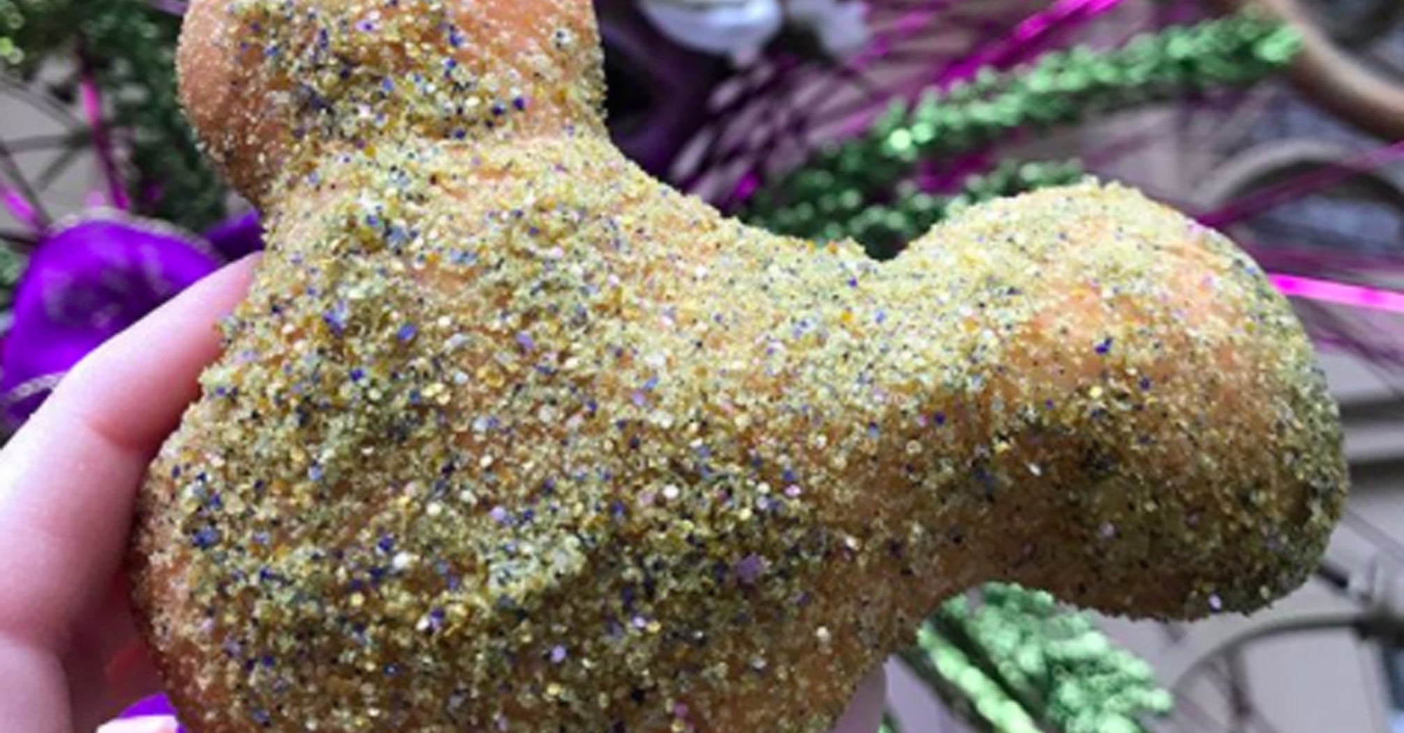 Mardi Gras Blueberry Lemon Beignets at Disneyland | PS Family