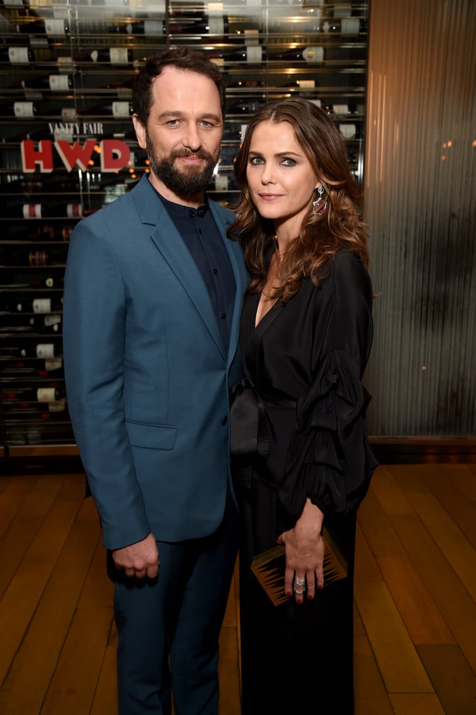 Keri Russell and Matthew Rhys at Pre-Emmys Party 2016 | POPSUGAR Celebrity