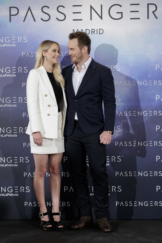 Jennifer Lawrence And Chris Pratt On Passengers Press Tour Popsugar