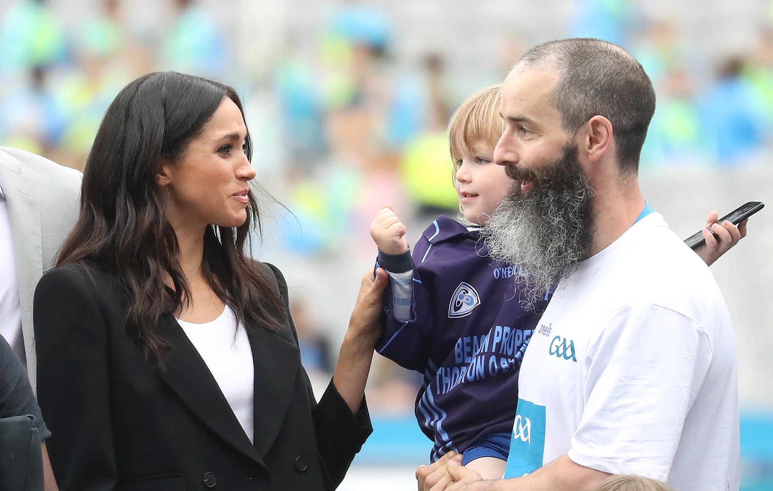Kid Touching Meghan Markle's Hair in Ireland | PS Celebrity