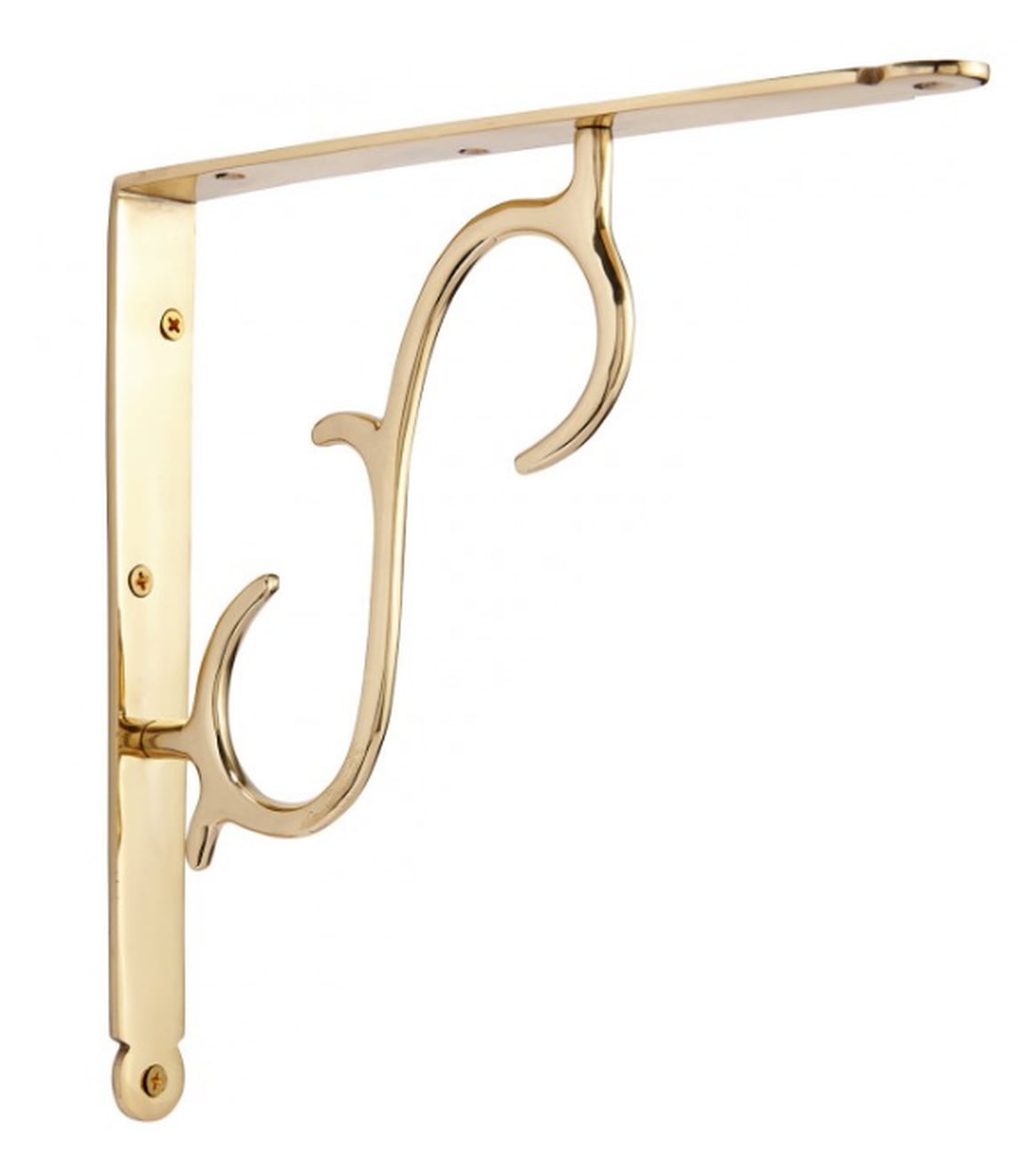 Affordable Gold Bracket Shelves | PS Home