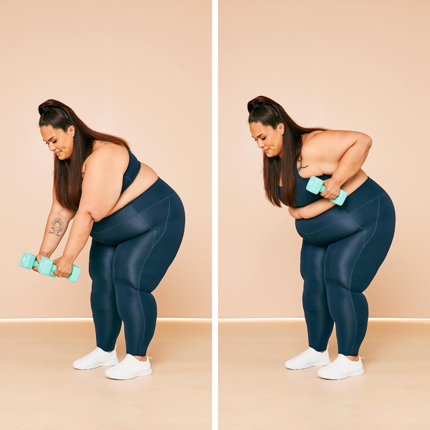 bent over backpack rows