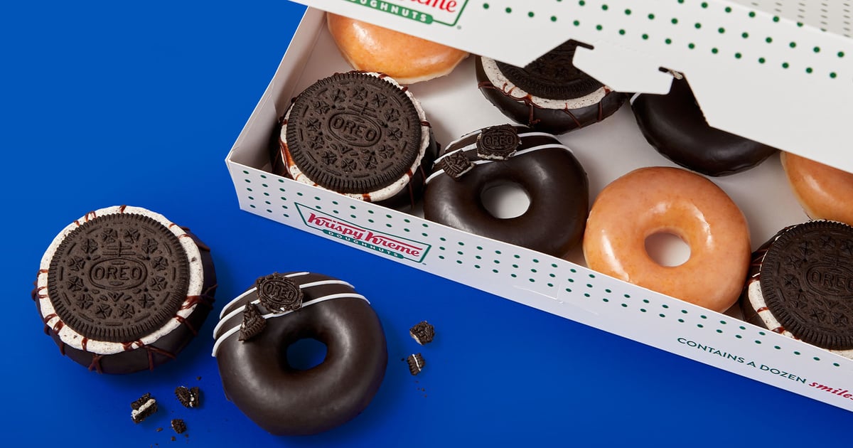 Krispy Kreme Releases Oreo Cookie Glazed Doughnuts | POPSUGAR Food