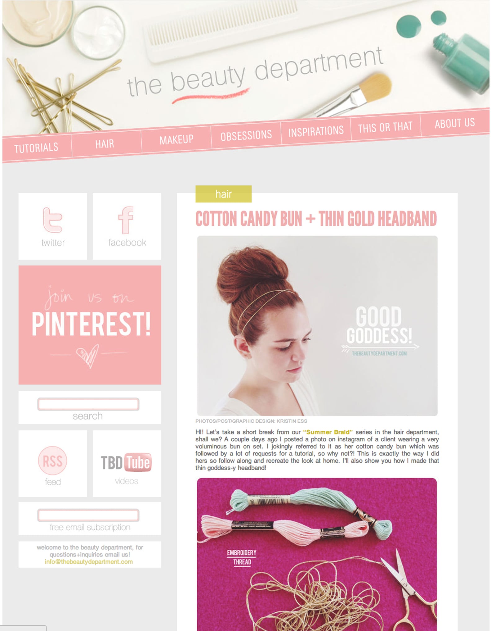 Celebrity Websites About Beauty | PS Beauty