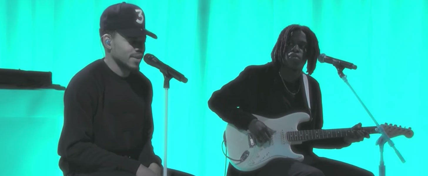 Chance the Rapper Performing New Song on The Late Show Video | PS ...