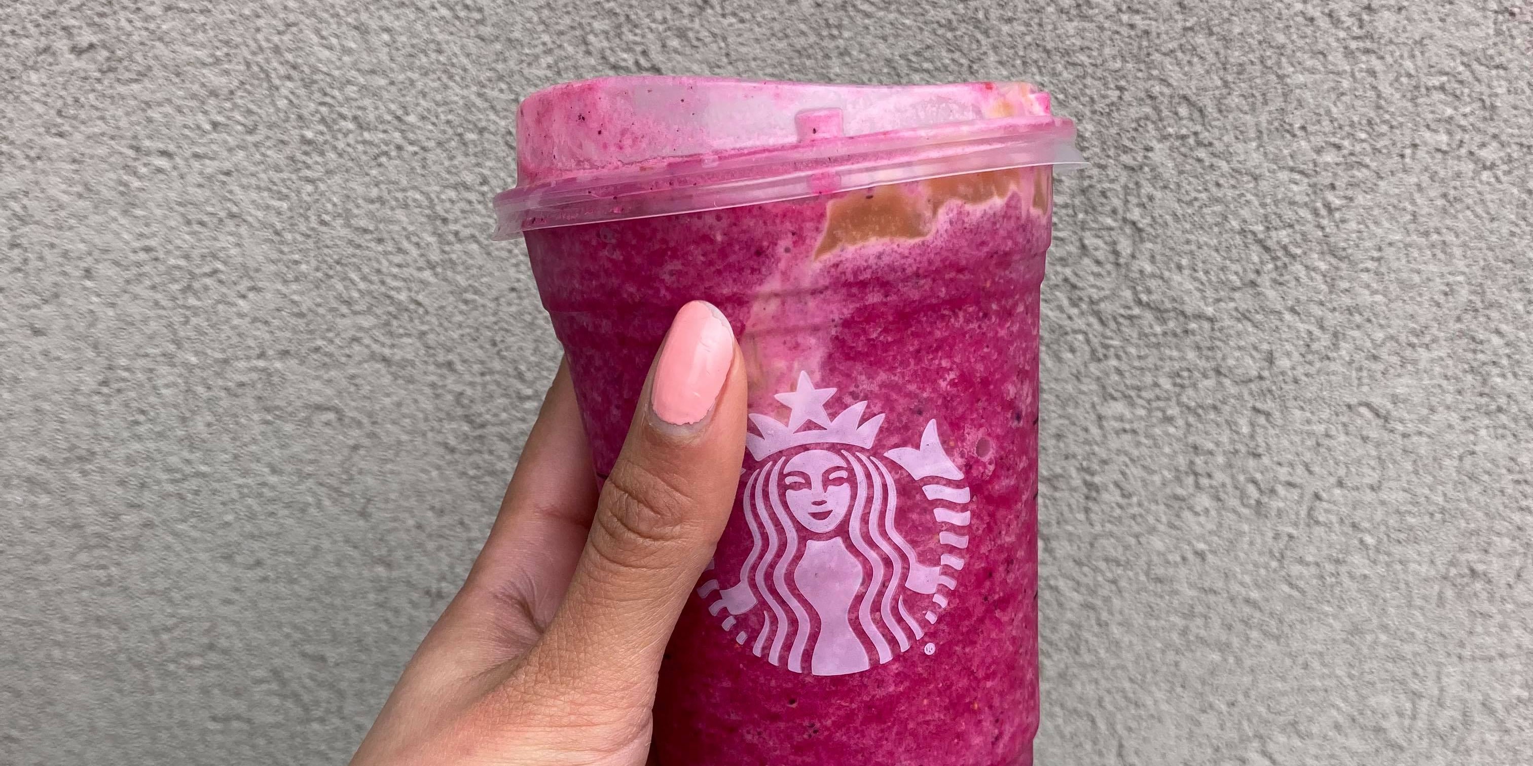 Starbucks's Secret Menu Berry Caramel Frappuccino Review | PS Food