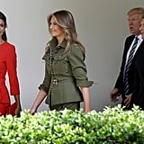 Melania Trump Wears Safari Suit April 2017 | POPSUGAR Fashion