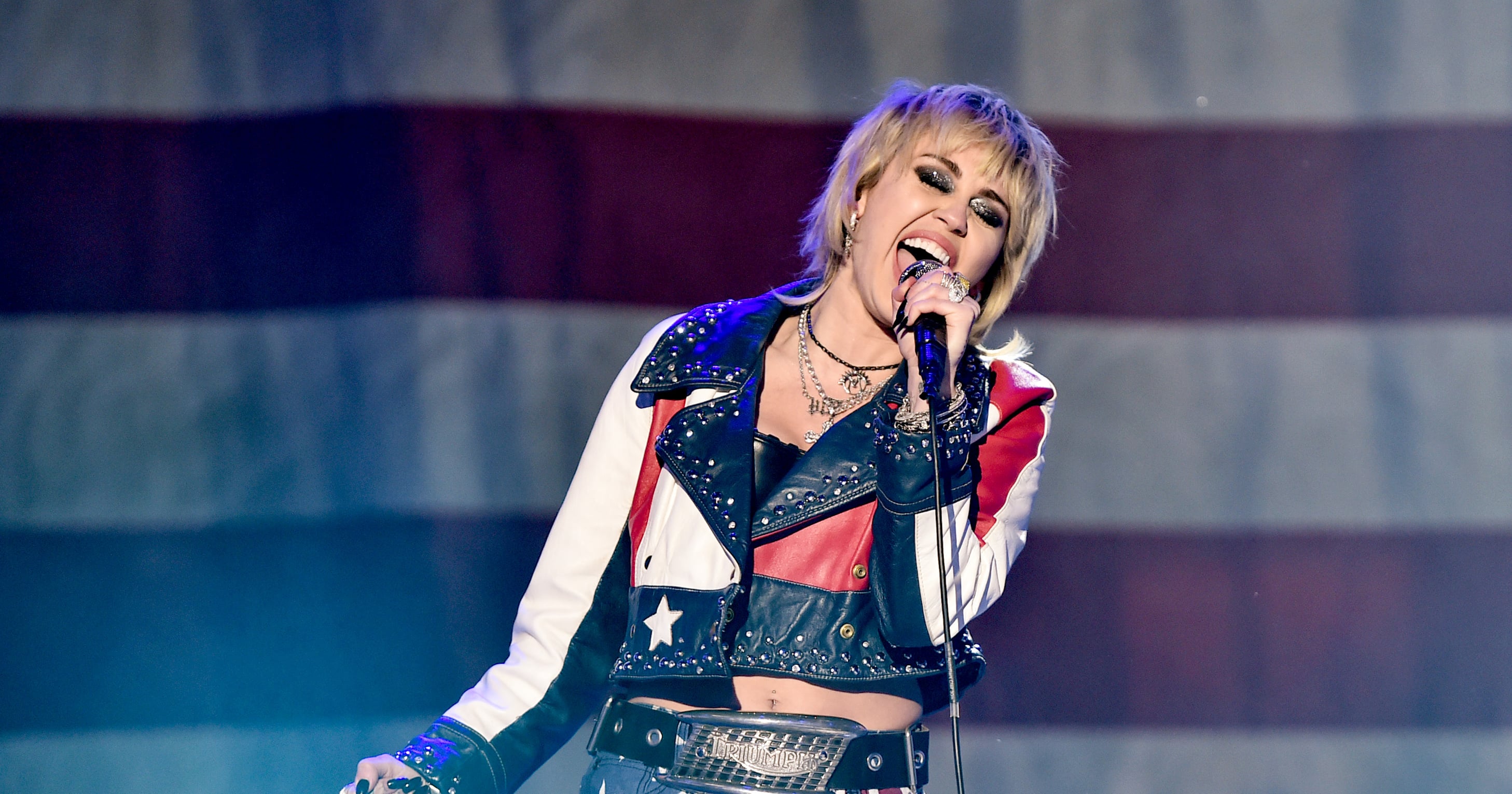 Miley Cyrus Trains on Treadmill For Super Bowl Pregame Show | POPSUGAR ...