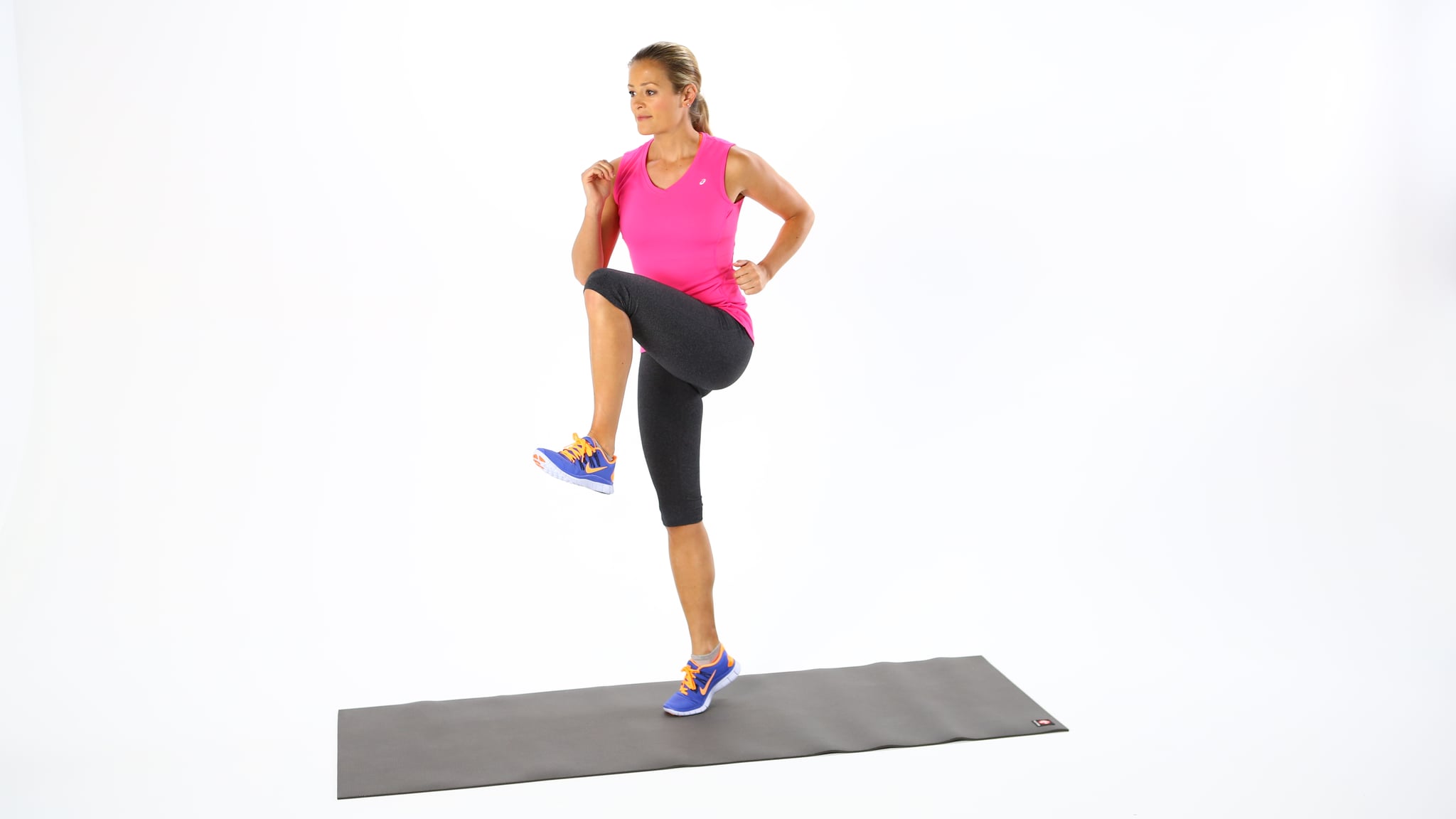 High Knees Running In Place Strong Abs Start With This 7 Minute