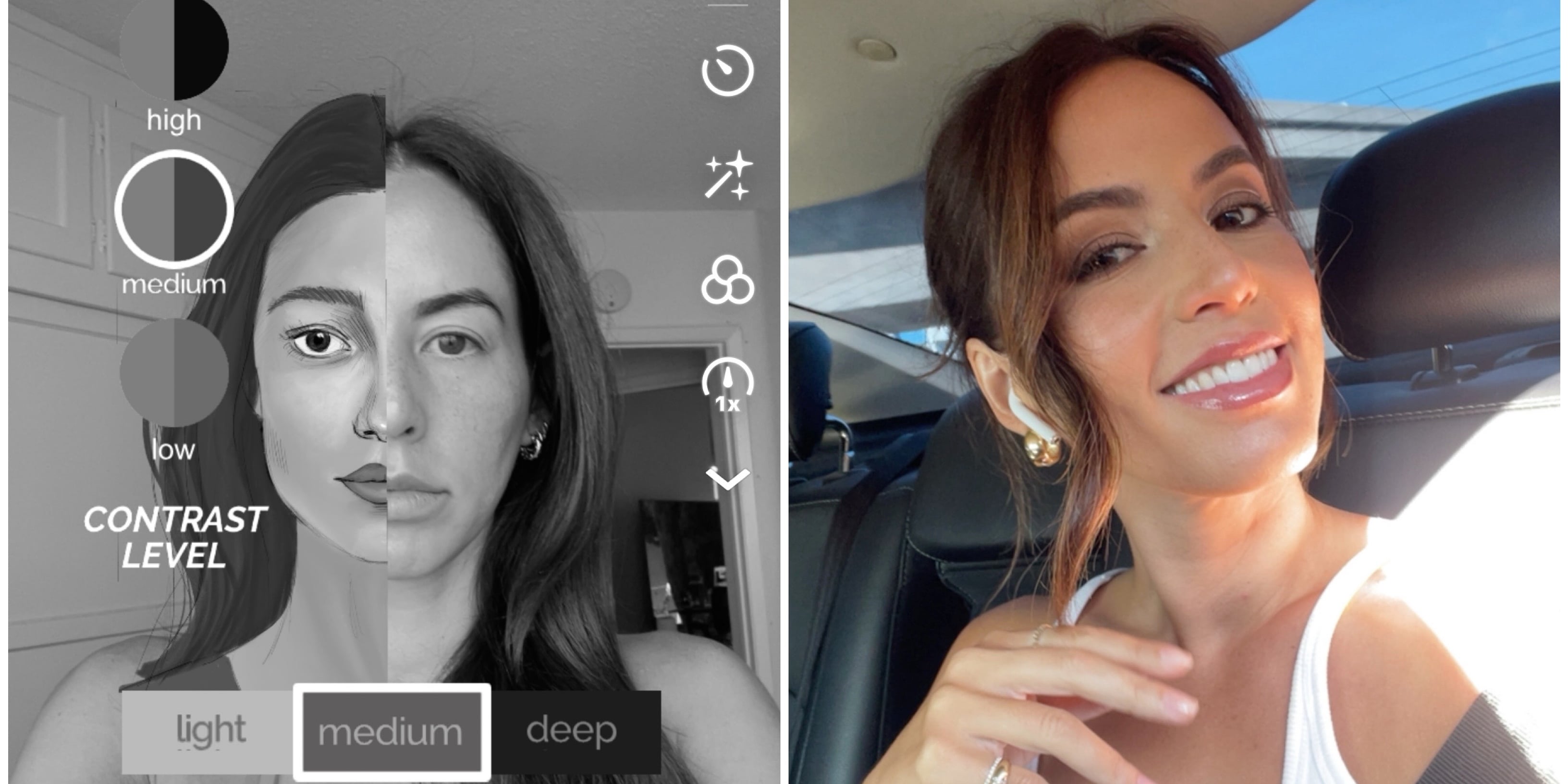 I Tried TikTok's Contrast Makeup Theory: See Photos | PS Beauty