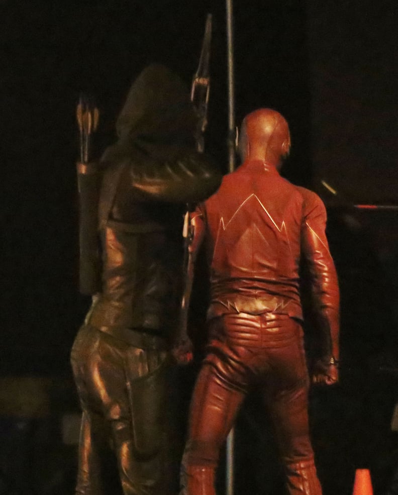 The Flash/Arrow Crossover Set Pictures | PS Entertainment